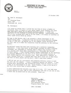 Letter from Robert S. Hatala to Mark H. McCormack - Digital Commonwealth