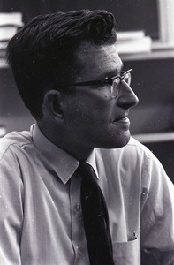 Noam Chomsky in his office at MIT - Digital Commonwealth