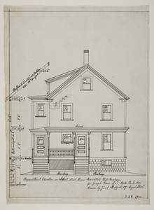 Set of architectural drawings for single family dwelling for Joseph ...