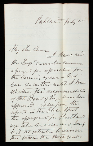 General James C. Duane to Thomas Lincoln Casey, July 4, 1870 - Digital ...