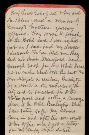 Thomas Lincoln Casey Notebook, July 1889-September 1889, 71, Maj ...
