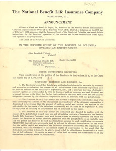 National Benefit Life Insurance Company - Digital Commonwealth