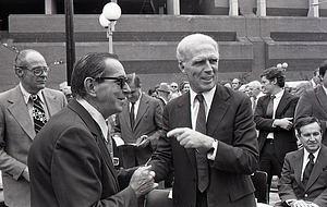 Dedication ceremony for the Mayor James M. Curley statue - Digital ...