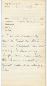 Tewksbury Almshouse Intake Record: Heffron, James - Digital Commonwealth