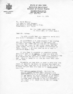 Letter to Mr. Randi Naiman c/o Senator Paul Tsongas from Ann Thacher ...