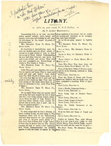 Litany by T. Albert Marryshow, after W. E. B. Du Bois - Digital ...