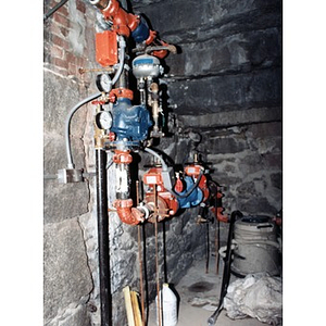 Water meters in the basement of a Villa Victoria property. - Digital ...