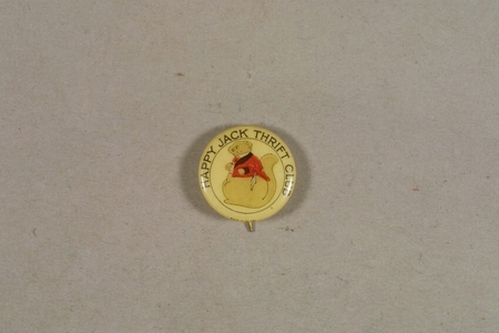 Happy Jack Thrift Club Button - Digital Commonwealth