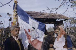 Serbian flag at Šumadija feast - Digital Commonwealth