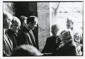 Gasson Hall exterior: rededication with J. Donald Monan, Charles ...
