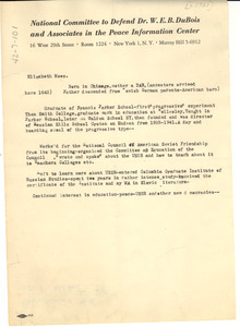 Biographical sketch of Elizabeth Moos - Digital Commonwealth
