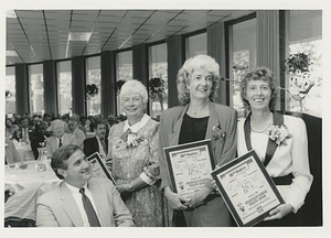 Mimi Murray, Dottie Zenaty, and Diane Potter holding 25th Anniversary ...
