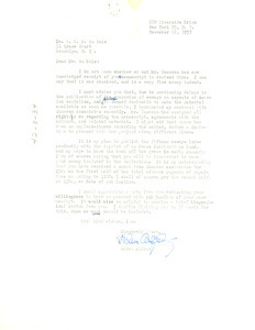 Letter from Helen Alfred to W. E. B. Du Bois - Digital Commonwealth