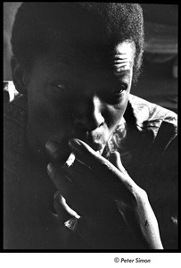 Chambers Brothers: George Chambers smoking a cigarette - Digital ...