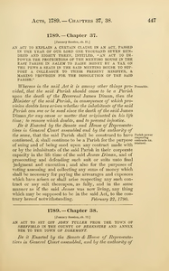 1789 Chap. 0038 An Act To Set Off John Tuller From The Town Of ...