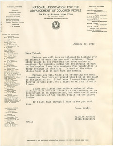 Letter from NAACP to unidentified correspondent - Digital Commonwealth