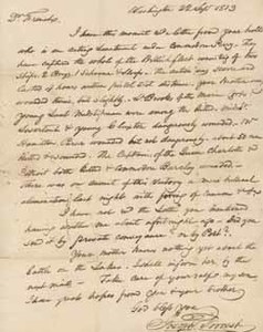 Letter from Joseph Forrest to French Forrest, 22 September 1813 ...