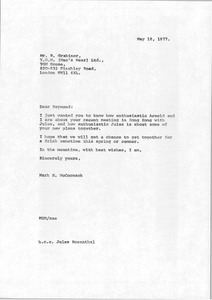 Letter from Mark H. McCormack to R. Grabiner - Digital Commonwealth