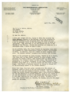 Letter from Rowena Woodham Jelliffe to W. E. B. Du Bois - Digital ...