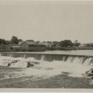 Chicopee Falls from the Bridge - Digital Commonwealth