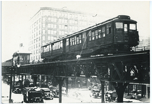 Elevated train - Digital Commonwealth