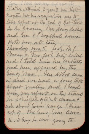 Thomas Lincoln Casey Notebook, April 1890-June 1890, 66, I said not ...