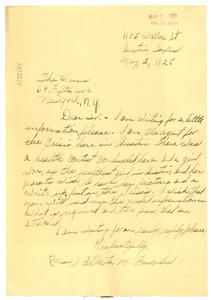 Letter from Alberta M. Fuchs to Crisis - Digital Commonwealth