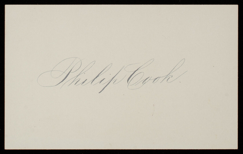 Philip Cook to Thomas Lincoln Casey, [February 1879] - Digital Commonwealth