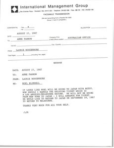 Memorandum from Laurie Roggenburk to Anne Farrow - Digital Commonwealth