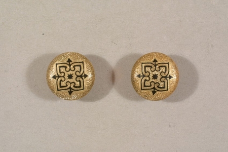 Pair of Cuff Buttons - Digital Commonwealth