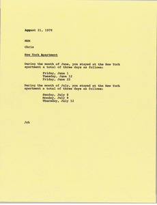 Memorandum from Chris Hatala to Mark H. McCormack - Digital Commonwealth