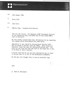 Memorandum from Judy Stott to Betsy Goff - Digital Commonwealth