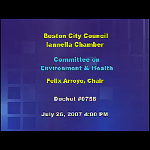 Committee on Environment and Health meeting recording - Digital ...