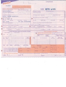 Federal Express receipt - Digital Commonwealth
