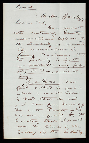 [James] H. Simpson to Thomas Lincoln Casey, January 4, 1869 - Digital ...