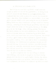 Student family histories: Palmer, Walter (Brown, Smallwood) - Digital ...