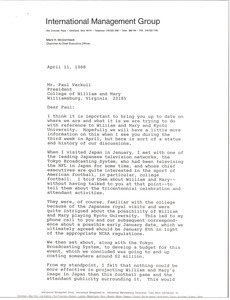 Letter from Mark H. McCormack to Paul Verkuil - Digital Commonwealth