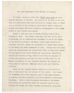 Biography of Edward James Roye - Digital Commonwealth