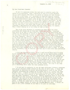 Memorandum from W. E. B. Du Bois to Rufus E. Clement - Digital Commonwealth