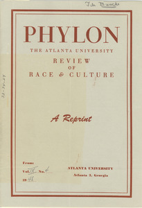 Phylon reprint from volume nine number four - Digital Commonwealth