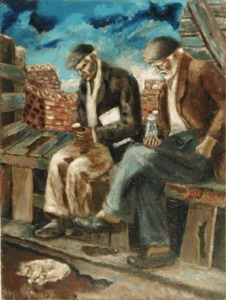 "Friends" Joseph Biel c. 1935 (1891-1943) - Digital Commonwealth