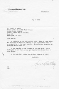 Letter from Ernest Nathan to Mr. Dennis R. Kanin - Digital Commonwealth