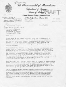 Letter to John R. Coleman from Harvey J. Beth - Digital Commonwealth