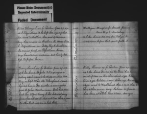 Tewksbury Almshouse Intake Record: Mulligan, Anna M. - Digital Commonwealth