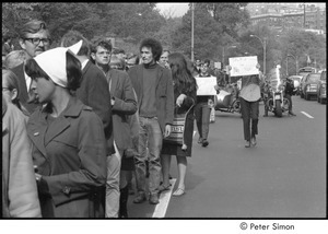 Resistance rally: demonstrators marching outside Boston Common ...