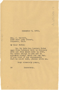 Letter from Daisy Wilson to Mrs. J. Burrell - Digital Commonwealth