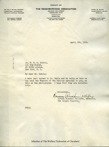 Letter from Rowena Woodham Jelliffe to W. E. B. Du Bois - Digital ...