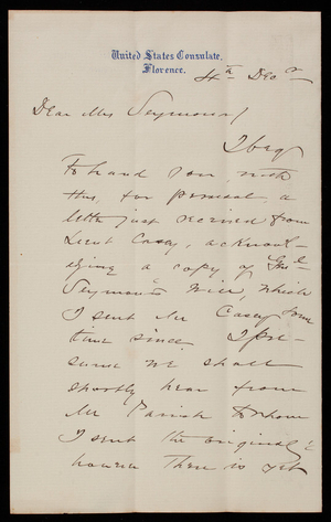 James Verner Long to Louisa Seymour, December 4, 1891 - Digital ...