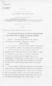 Draft of an amendment to the Export Administration Act of 1979 ...
