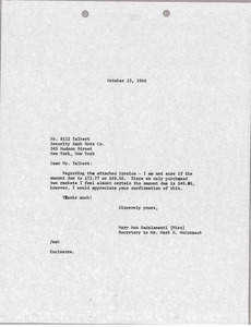 Memorandum from Mary Ann Badalamenti to Security Bank Note Co ...